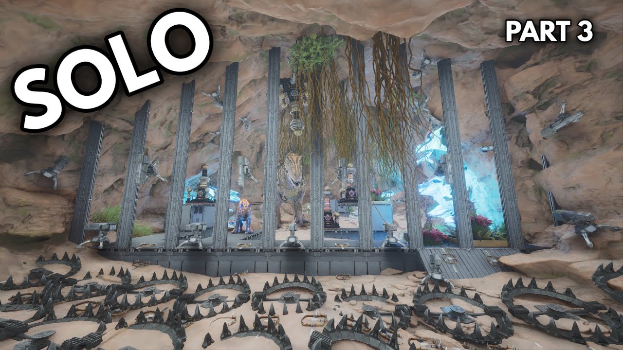 Insane PVP Battles In Ark... Then Built The Ultimate Cave Fortress ...