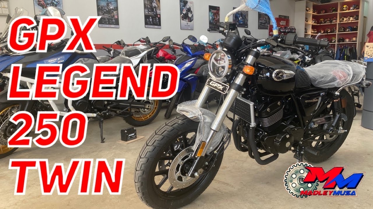 Review - GPX Legend 250 Twin - Murah - YouTube