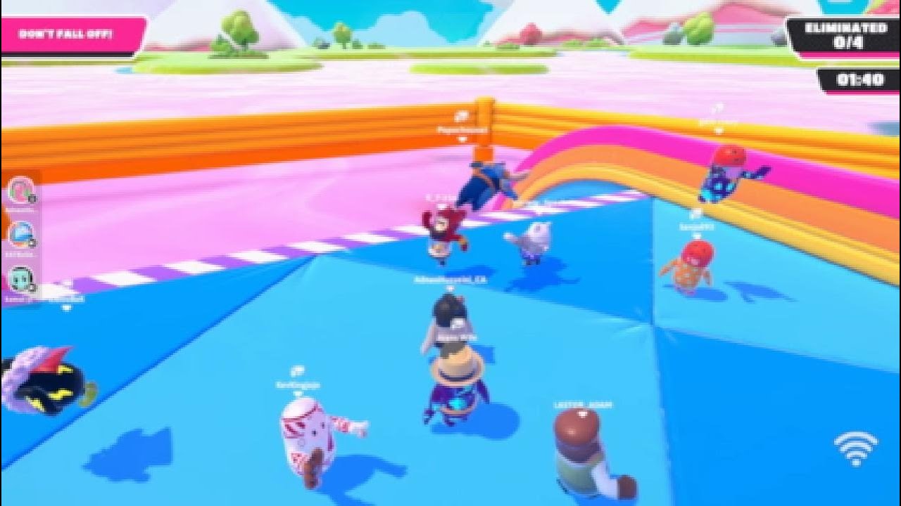 Fall guys part 6 montage win - winning as sumo inflatable - YouTube