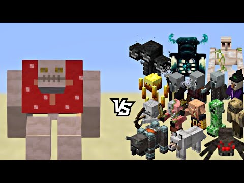 Minecraft all mobs vs fungal brute fight Finally Revealed #minecraft # ...