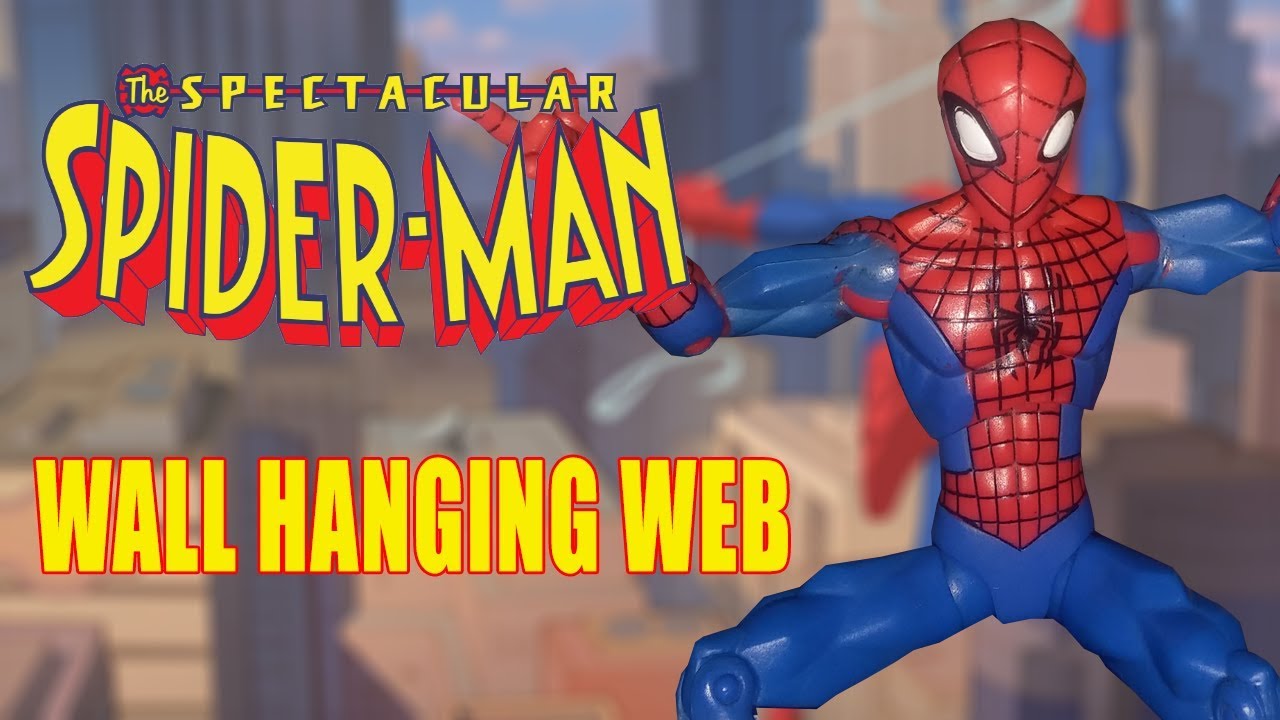 The Spectacular Spider-Man Wall Hanging Web Action figure Review Reseña ...