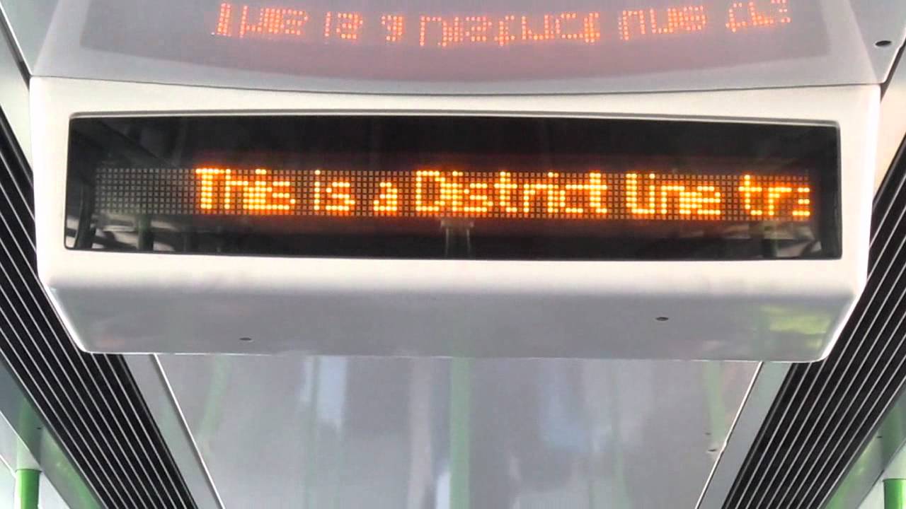 District Line DVA Announcement- This is a District Line train to ...