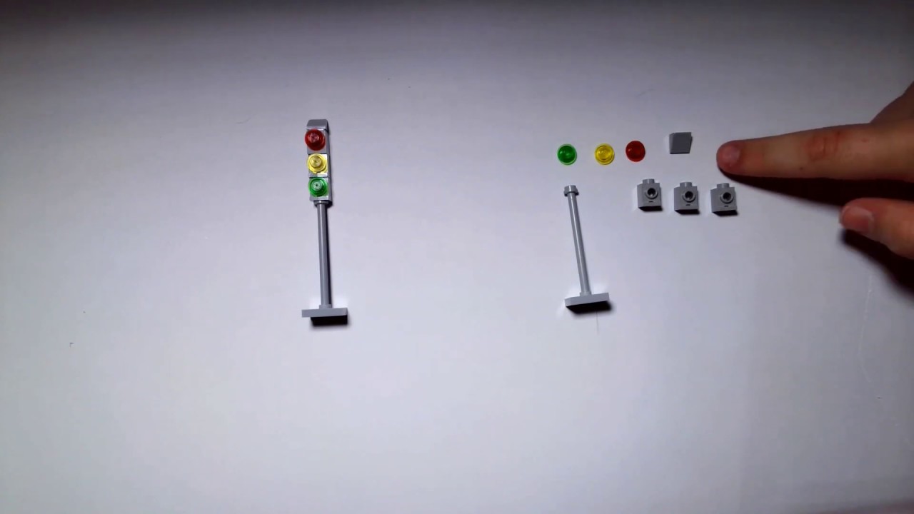 How to Build a Lego Traffic Light - YouTube
