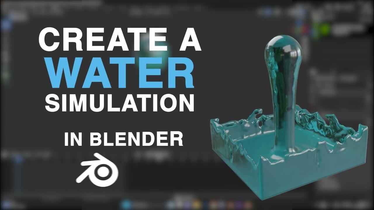 Water Simulation/Animation Tutorial in Blender! #quicktip #blender3d - YouTube