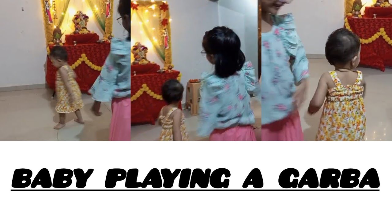 baby play garba ll lord ganesha ll#cutebaby - YouTube