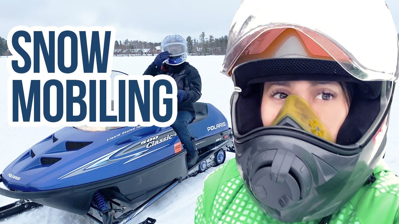 Snowmobiling with the Whole Family - YouTube