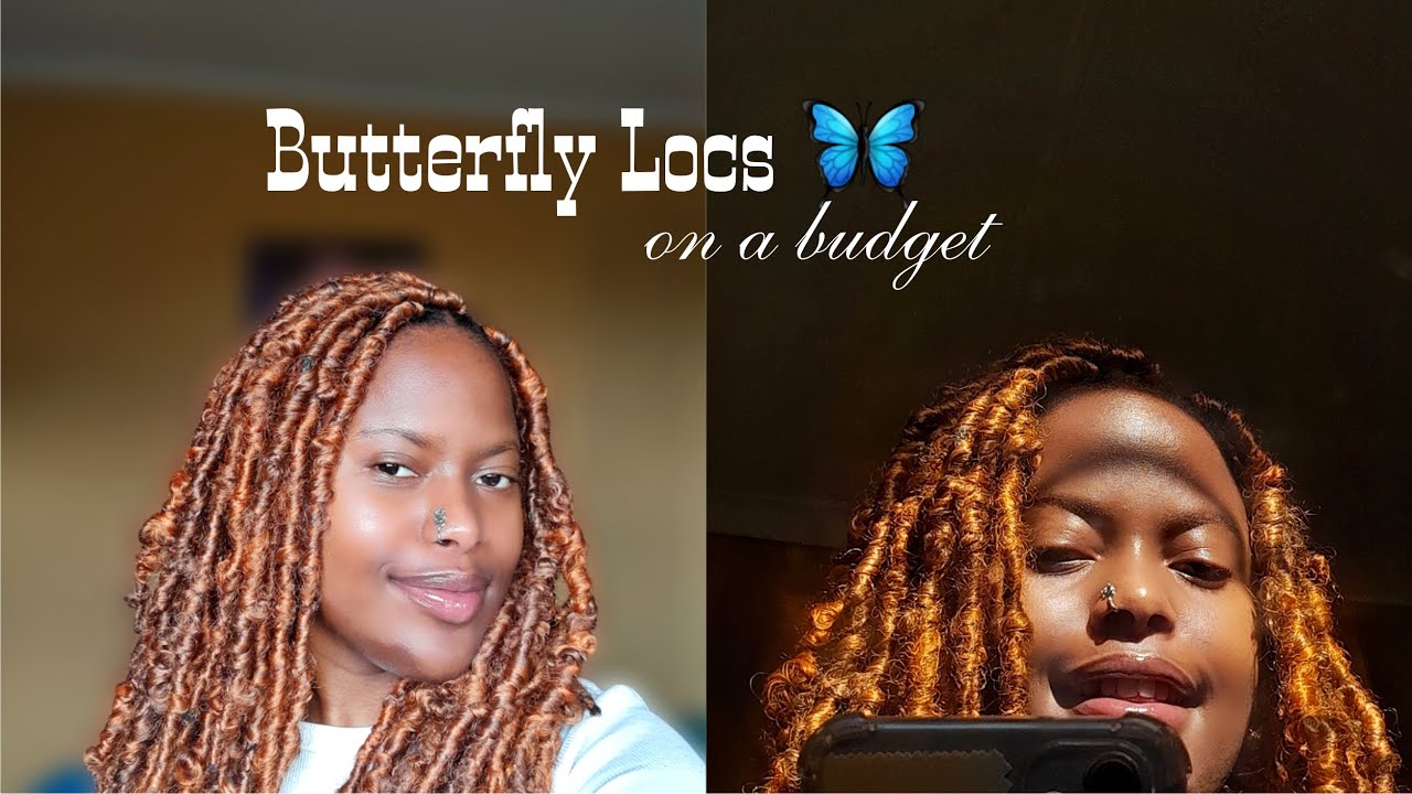 How to: Ginger Butterfly Locs under R150 | Beauty on a Budget - YouTube