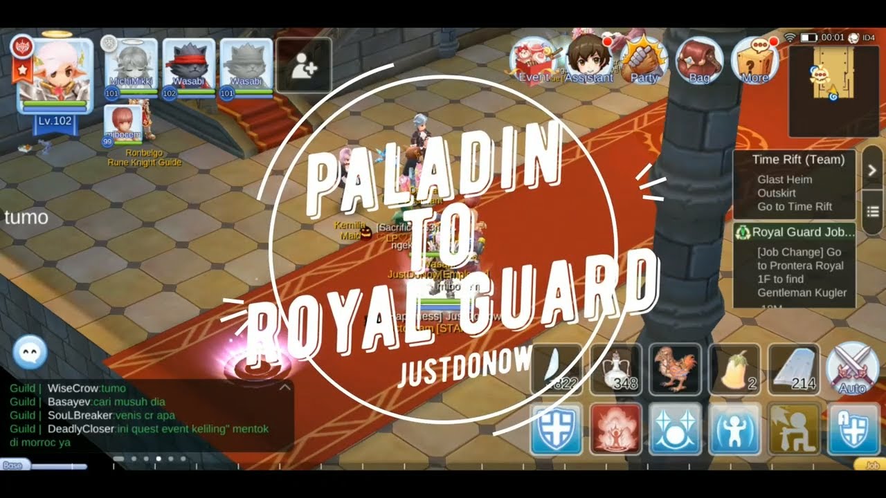 Quest Job 3rd Royal Guard Ragnarok Mobile ( kill Owl Duke ) - YouTube