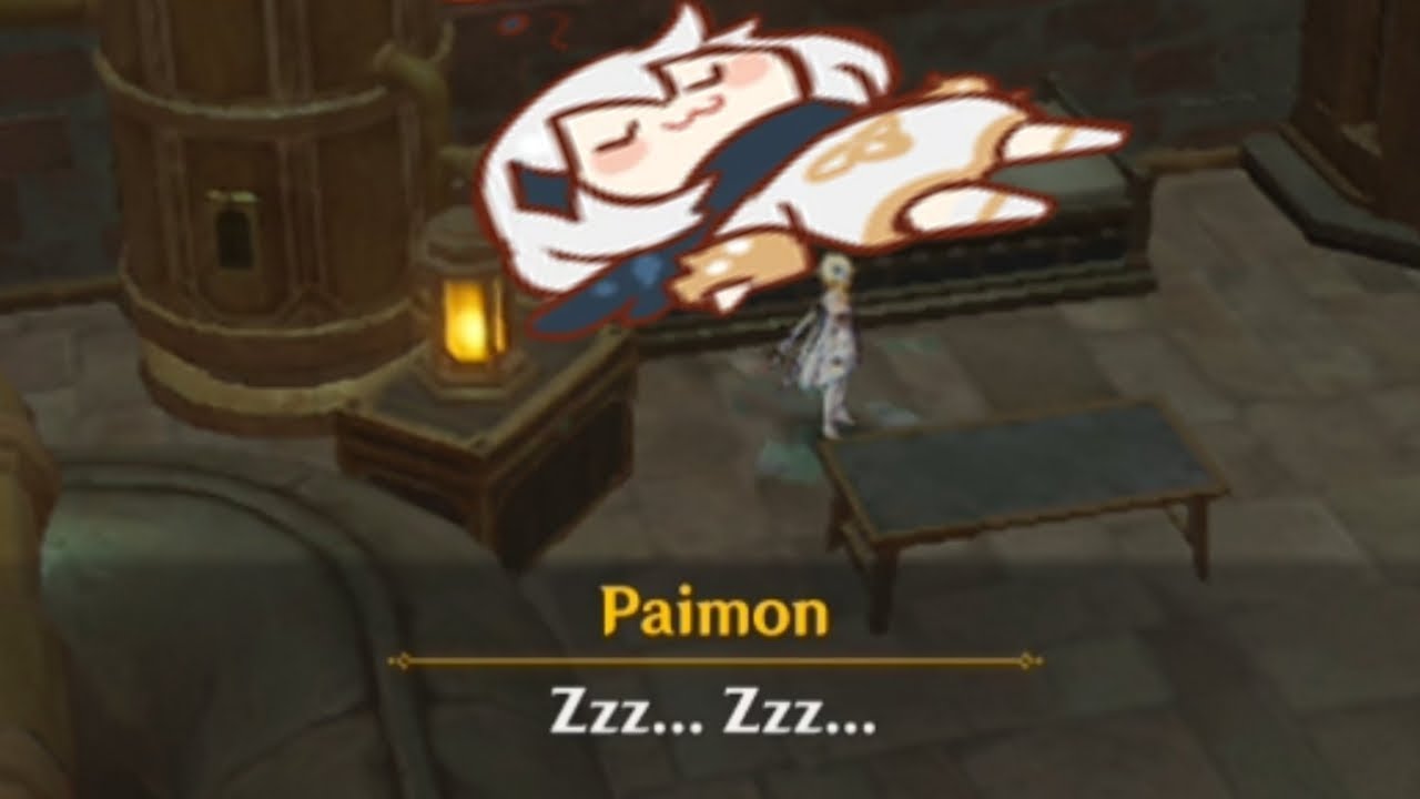 PAIMON IS SLEEP TALKING - YouTube