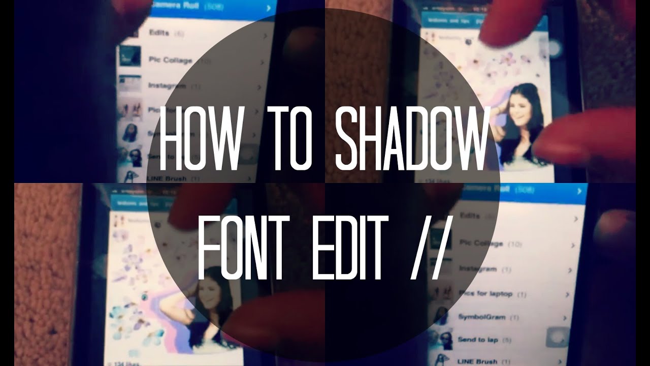 Shadow Edit- superimpose tutorial - YouTube