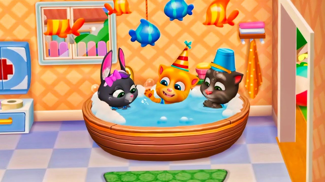 TOM FRIENDS PART 1 happy happy | My Talking Tom Friends | Talking Tom ...