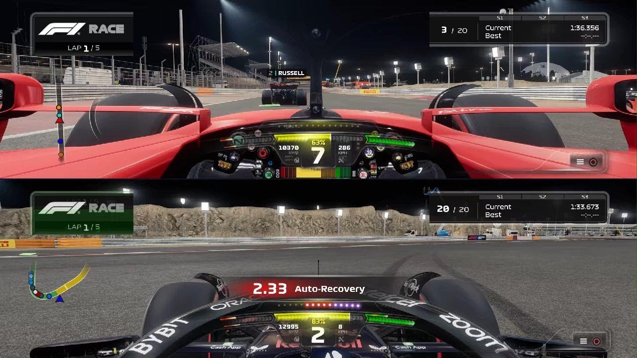 Multiplayer Split Screen Gameplay|F1 23 - YouTube
