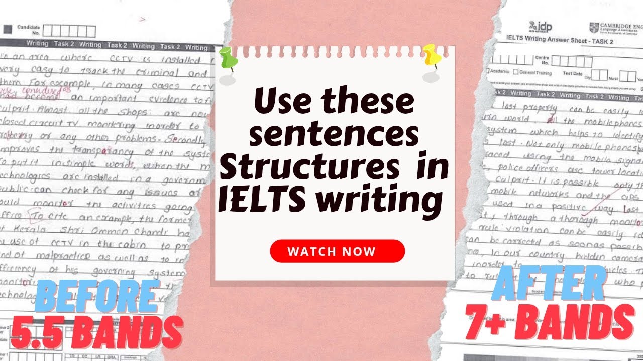 9 band sentence variation for IELTS writing task 2 | Start writing ...