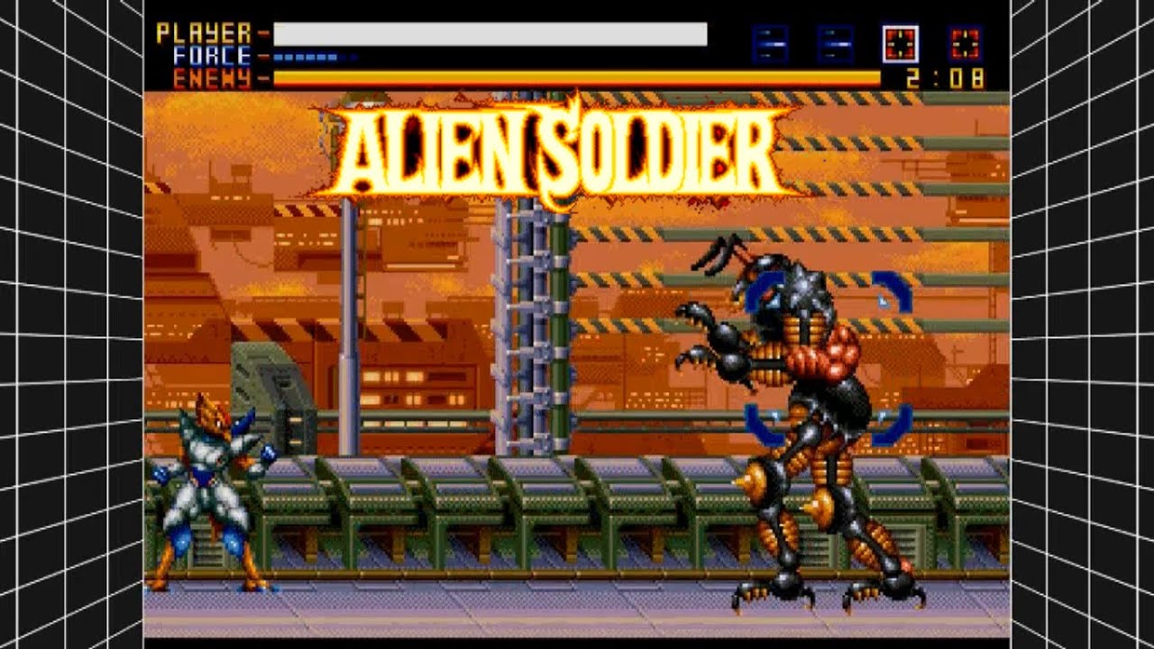 Alien Soldier - Stage 2: Antroid - YouTube