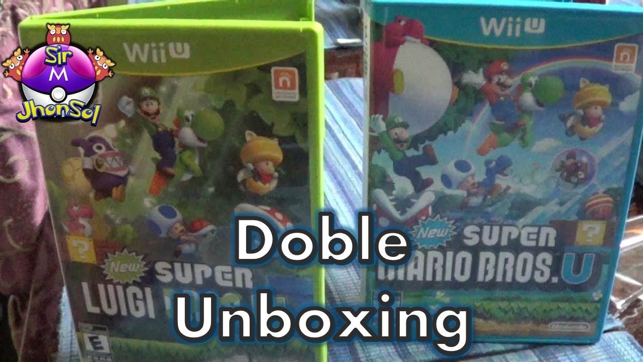 Unboxing New Super Mario Bros U y New Super Luigi U en Español - YouTube