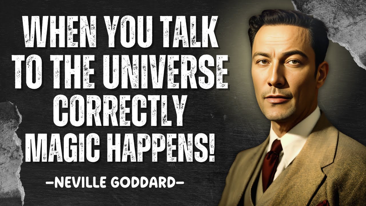 Neville Goddard - When You Talk to the Universe Correctly, Magic ...