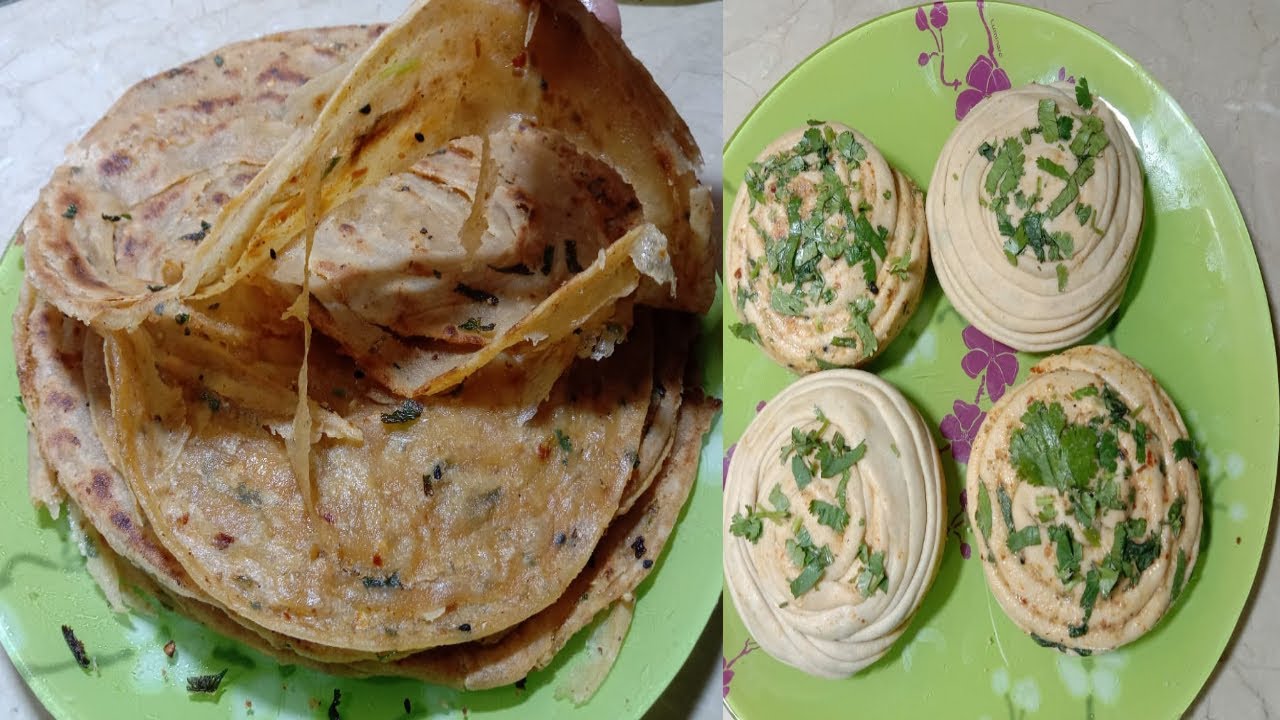 Masala Lacha Paratha | Paratha Recipe | Crispy Lacha Paratha - YouTube