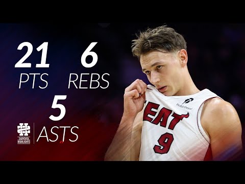 Pelle Larsson 21 pts 6 rebs 5 asts vs Hawks 25/26 season