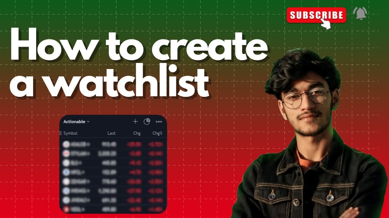 How to Create a Watchlist - YouTube