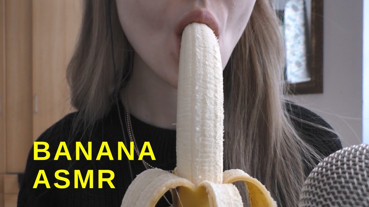 Asmr Banana Eating ๐ Relaxing Eating Sounds Youtube