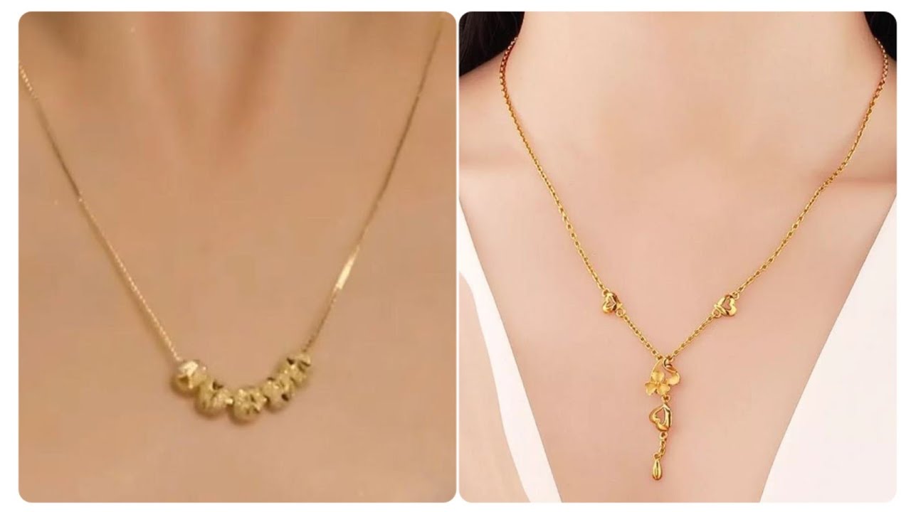 Most Beautiful Gold New Chain Designs - YouTube