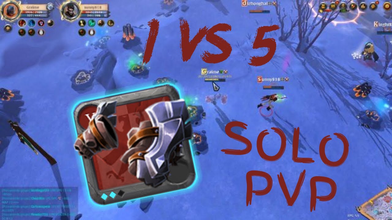 ONE MAN vs Big group | 17 of life | Solo PvP Albion Online - YouTube