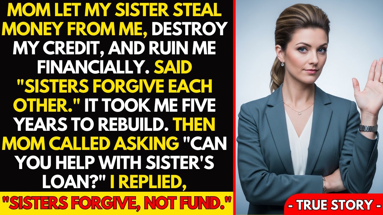Mom Let My Sister Ruin Me Financially - Then Asked Me for Help - YouTube