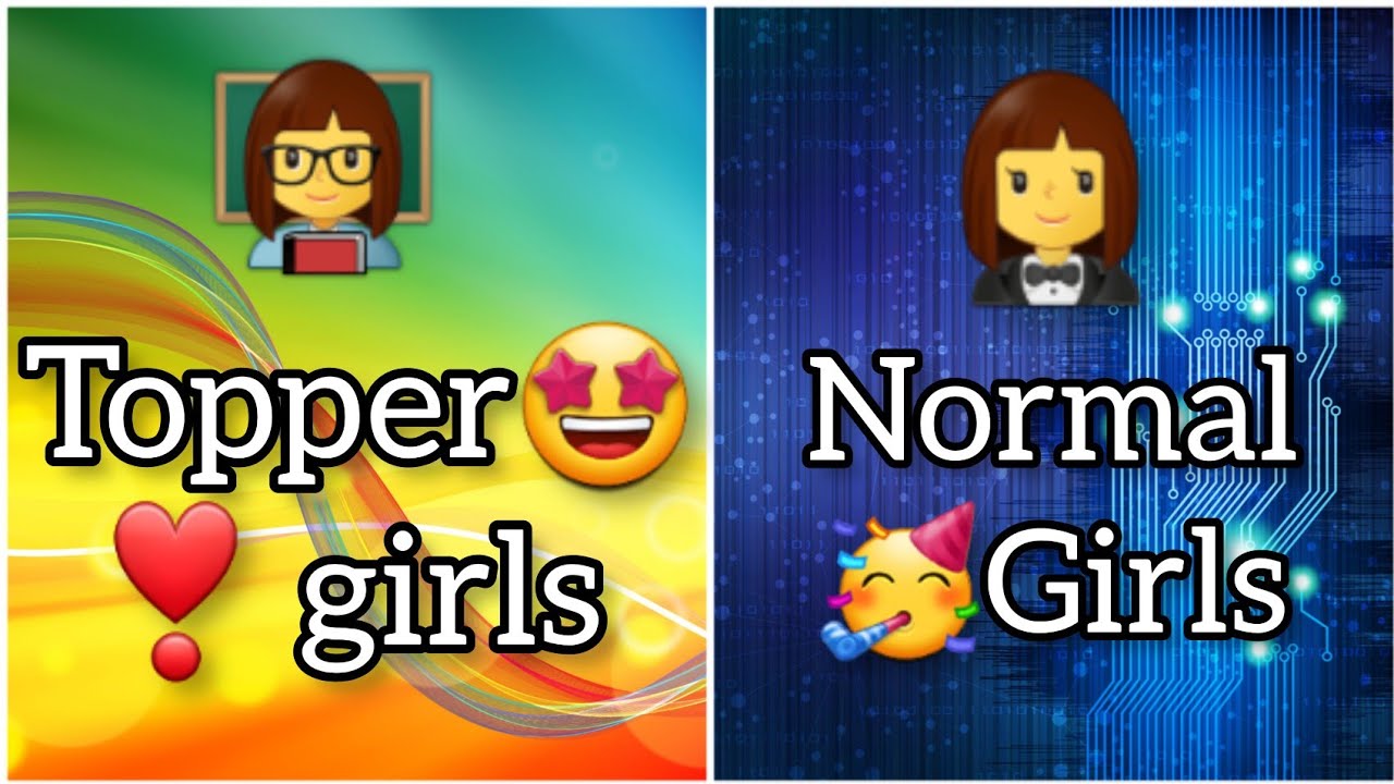 😜Topper Girls 🥰vs Normal Girls 💖😛dress 👗dp 😍foods 😋etc..🥰 #viral # ...