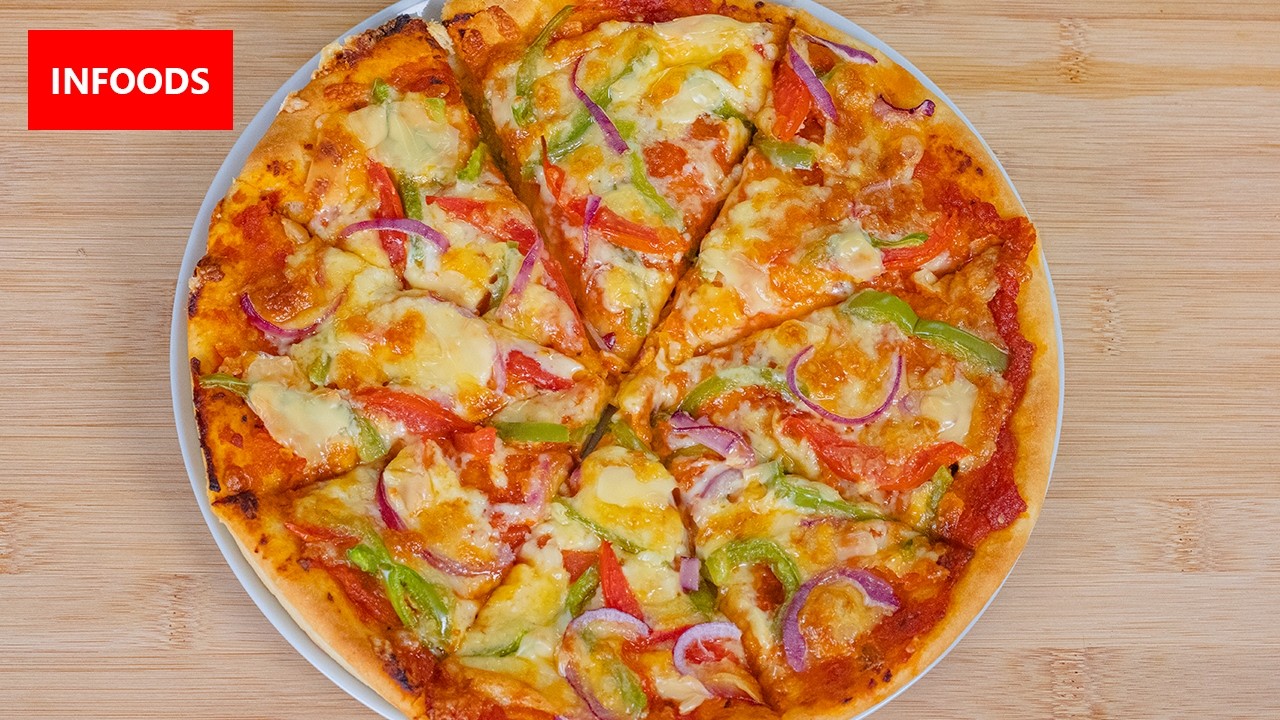 Vegetarian Pizza Recipe | How to Make Pizza at Home | Homemade Pizza ...