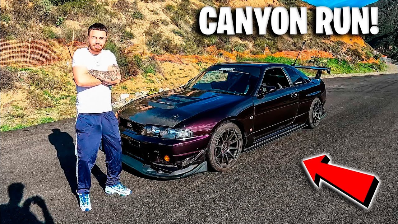HIGH SPEED CANYON RUN IN A R33 GTR! - YouTube