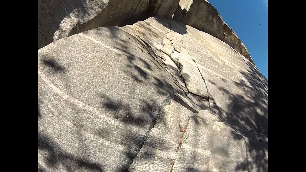 Rock Climbing at Rumbling Bald, NC - YouTube