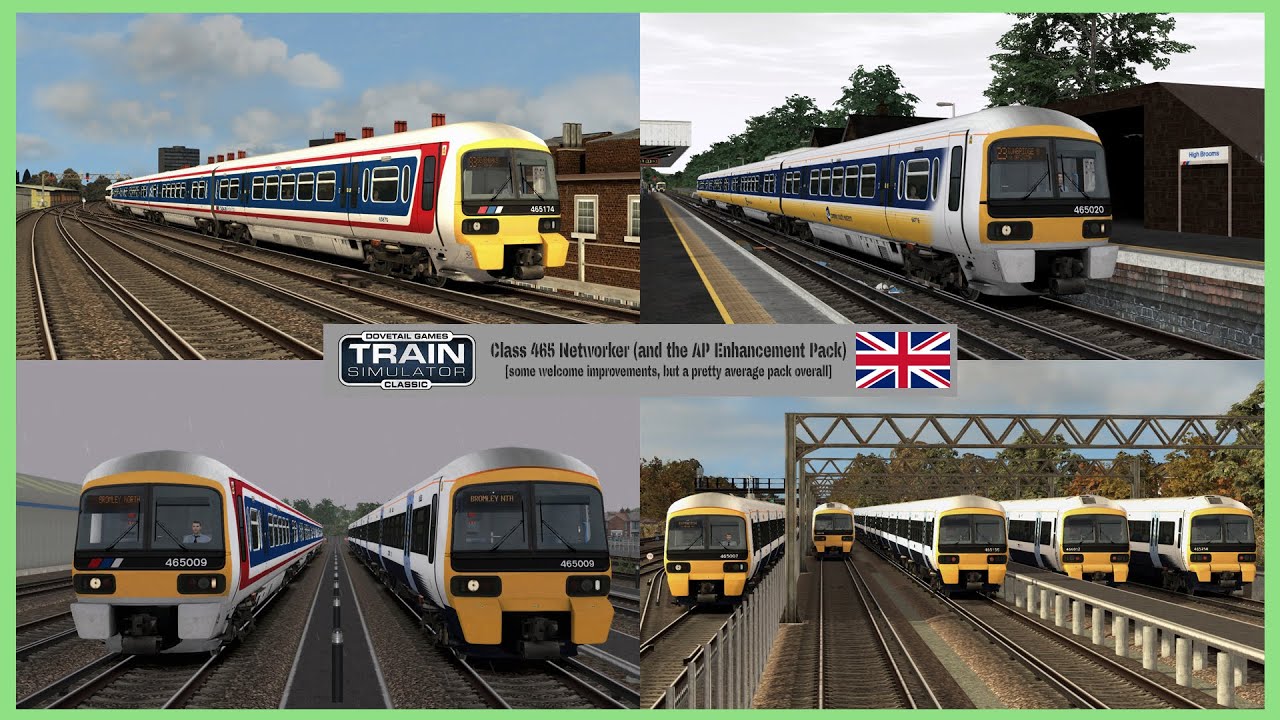 Class 465 'Networker' EMU (and AP Enhancement Pack) review ~ Train ...