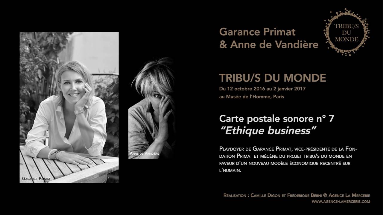 Garance Primat et Anne de Vandière - Ethique business - YouTube