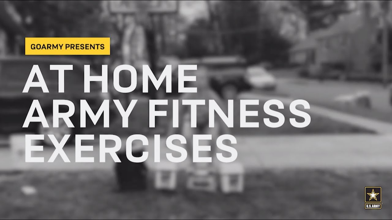 At Home Army Fitness Exercises | GOARMY - YouTube