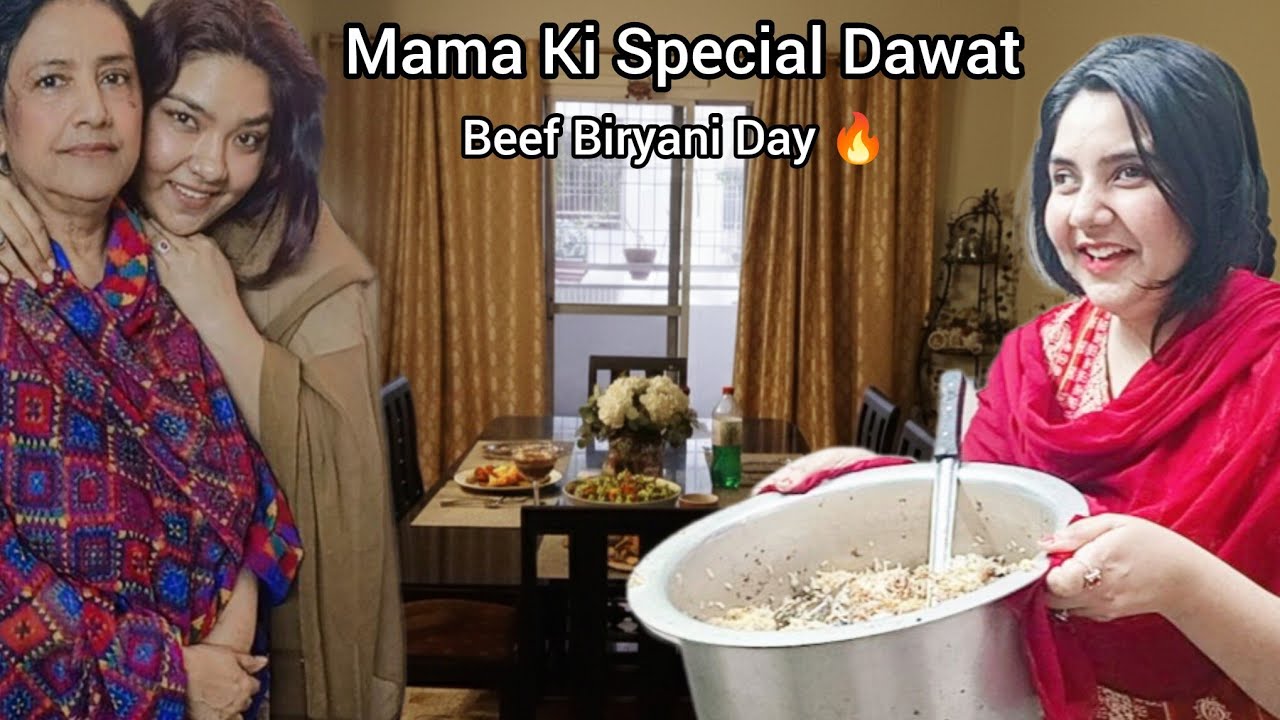 Beef Biryani Day 🔥 Full Family Masti, Kheer, Kabab & Sabika Ki Comedy ...