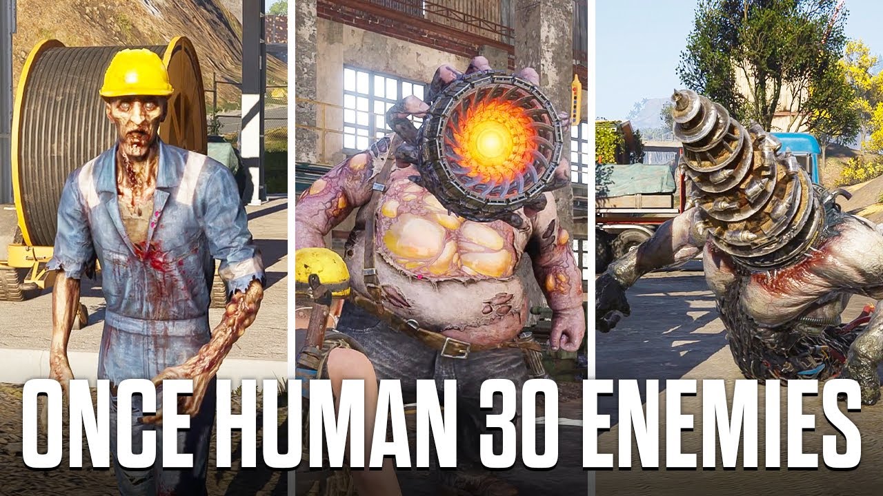 Once Human - 30 Monsters and Enemies (4K) - YouTube