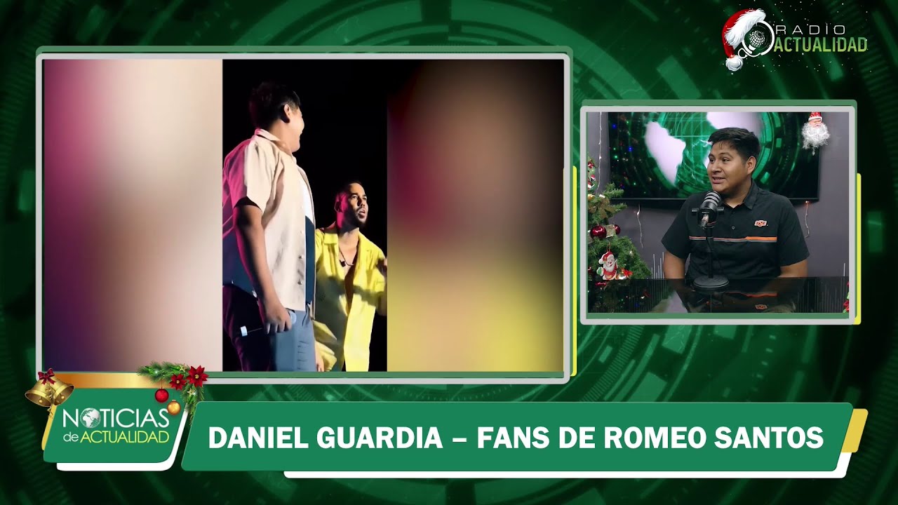 DANIEL GUARDIA CANTÓ CON ROMEO SANTOS - YouTube
