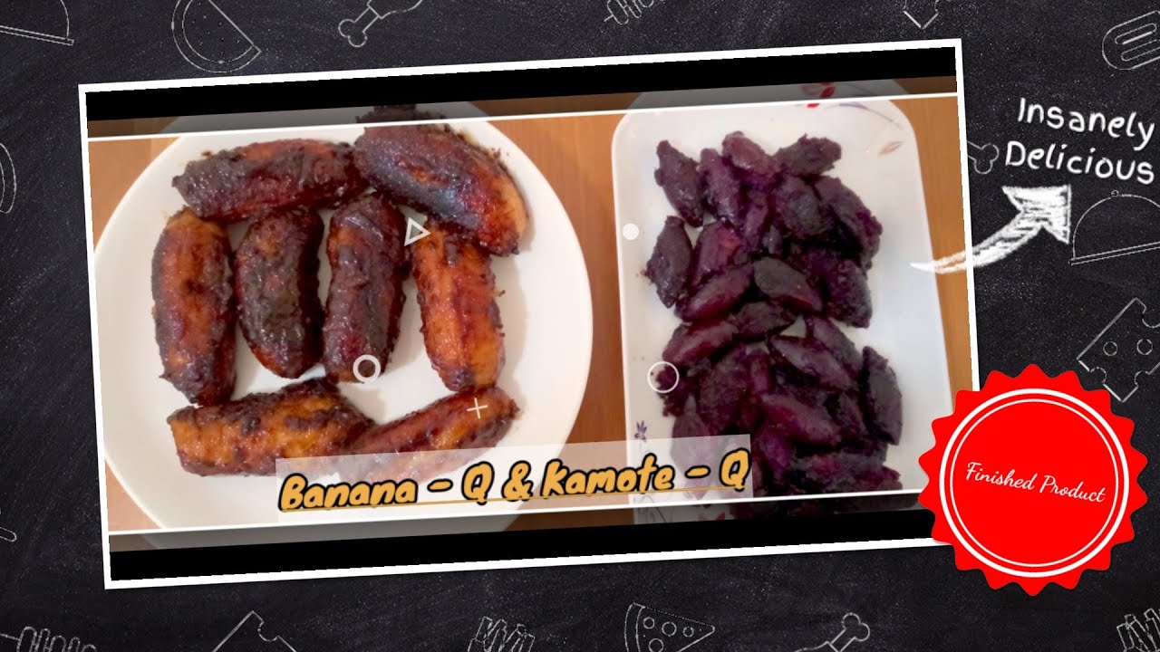EASY HOMEMADE BANANA-Q & KAMOTE-Q - YouTube