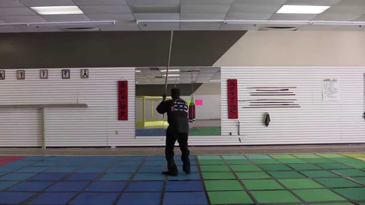 Martial Arts Pole/Bo Practice-The Sun And Moon Association - YouTube