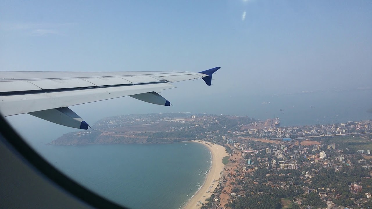 Amazing take off from Goa Airport.. - YouTube