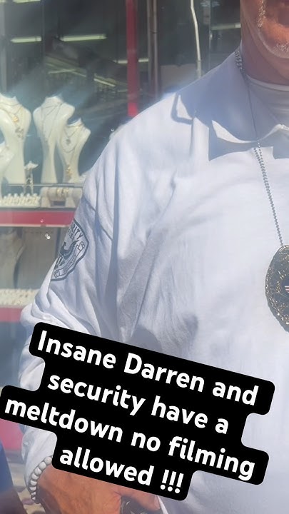 Crazy security guard and Daren don’t film us get out of here now !!! #photography #freedom - YouTube