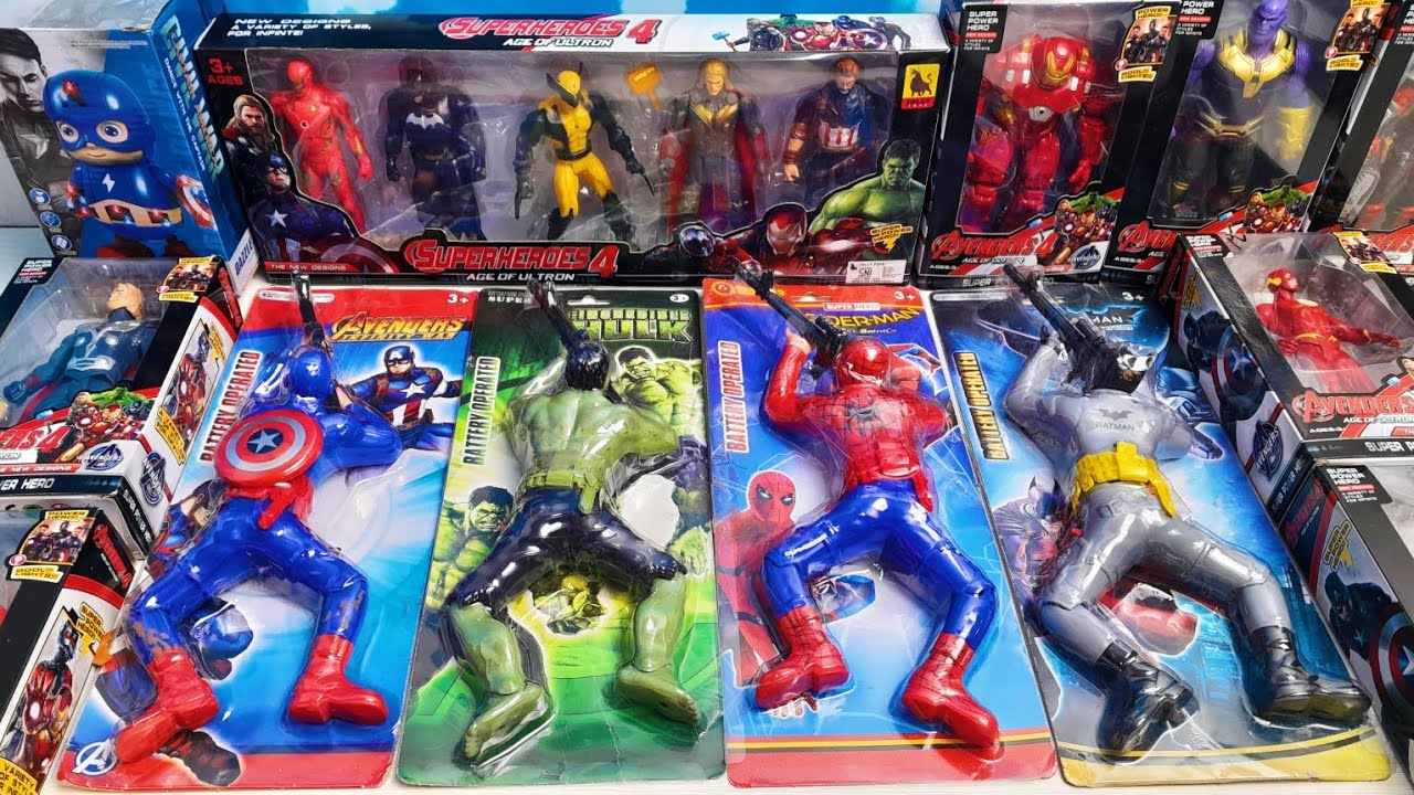 AVENGERS TOYS/Action Figures/Unboxing/Cheap Price/Ironman,Hulk,Thor ...