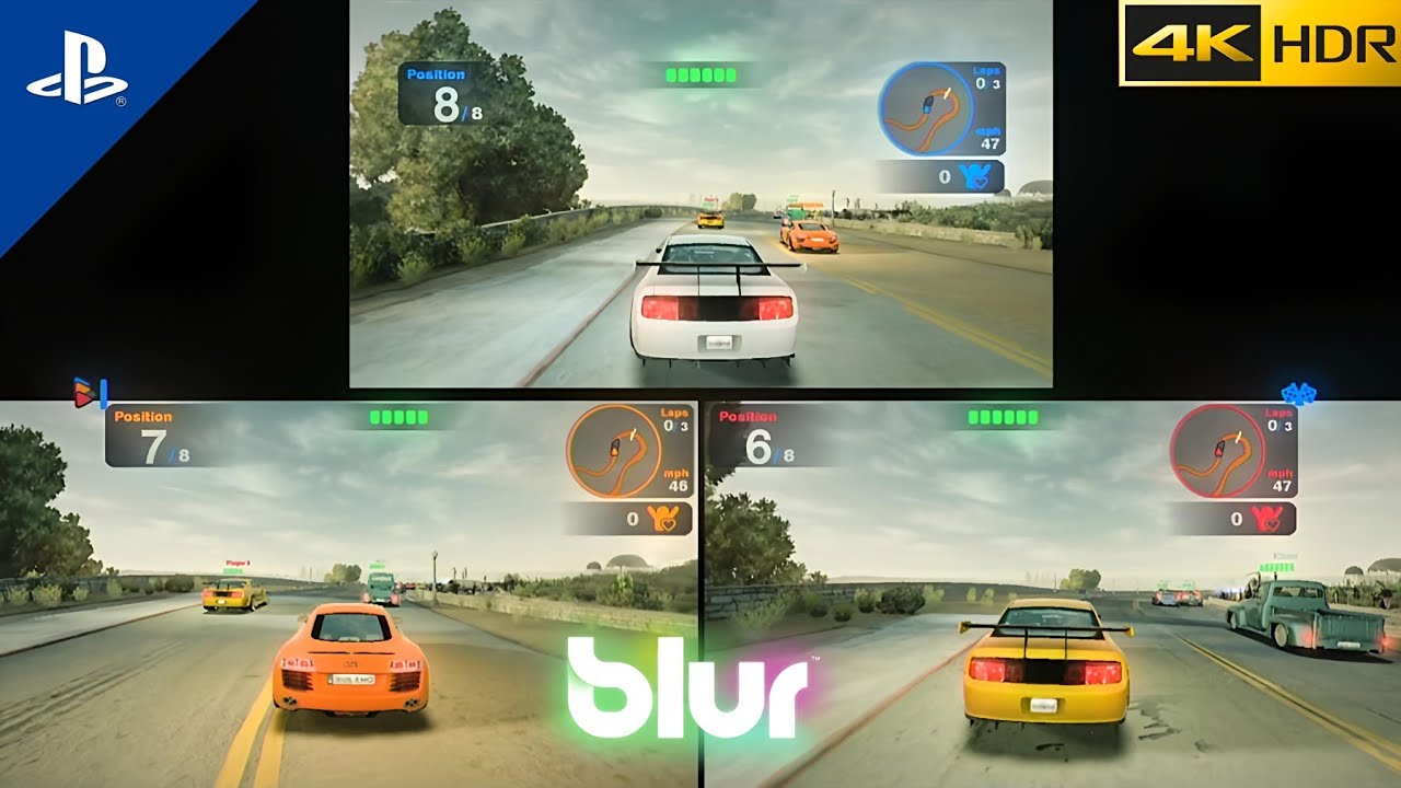 Blur Multiplayer Player's Gameplay HD - YouTube