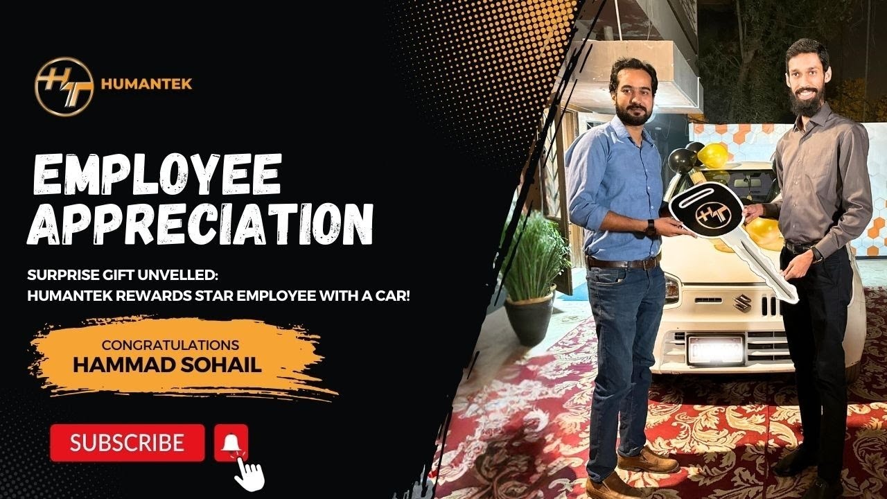Humantek Celebrates Employee Excellence with a Special Reward - YouTube
