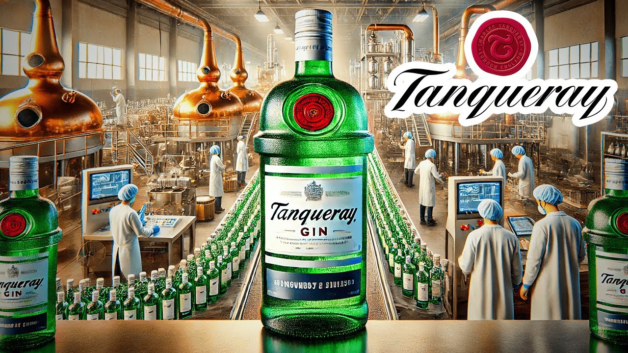 How the Legendary TANQUERAY GIN is Made in the Factory | What Sets it ...