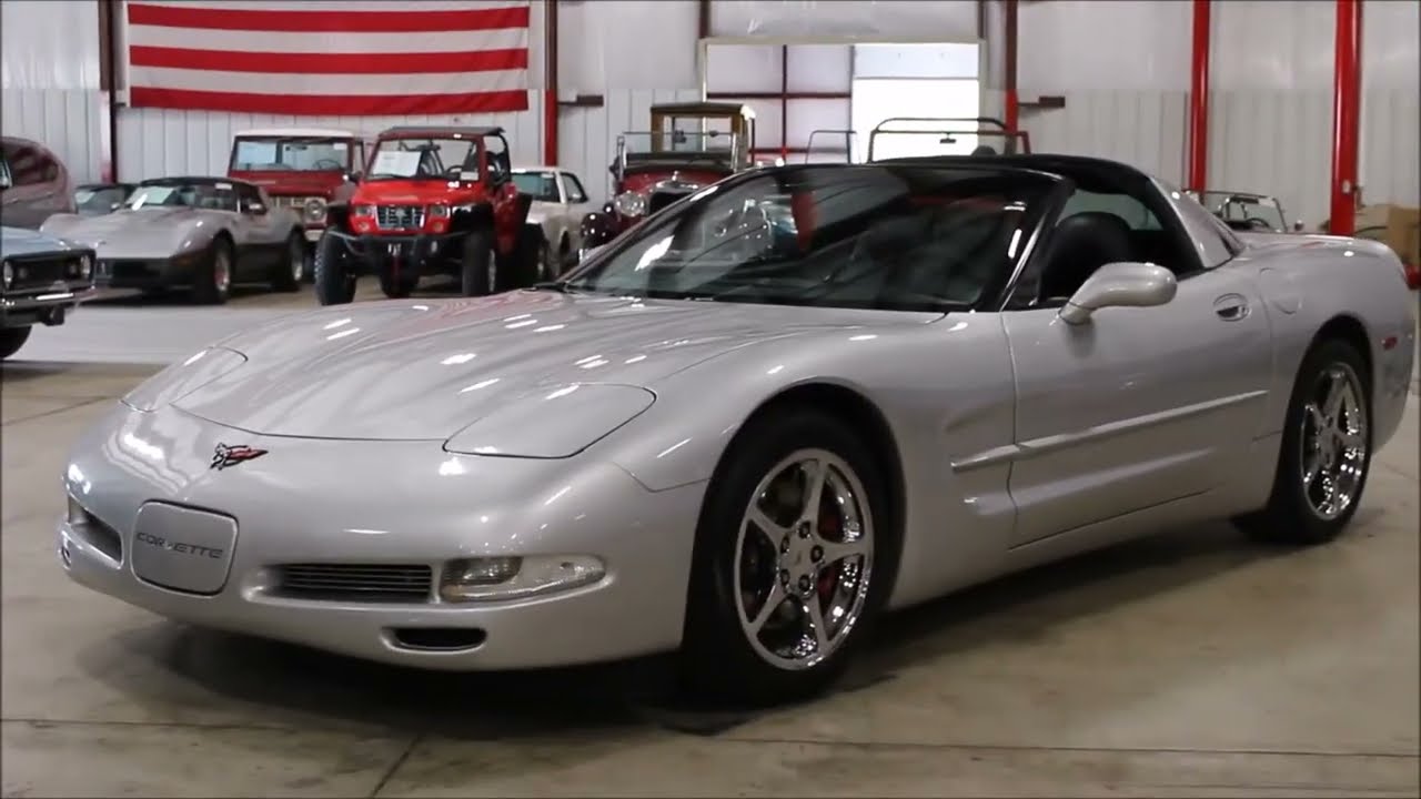 2002 Chevy Corvette silver - YouTube