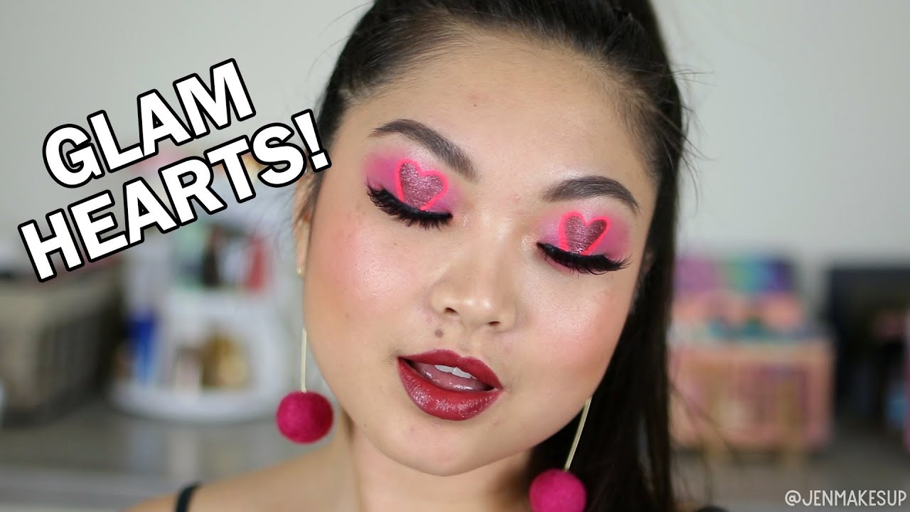 VALENTINES DAY 2020 EASY CREATIVE MAKEUP | NO FACE PAINT - YouTube