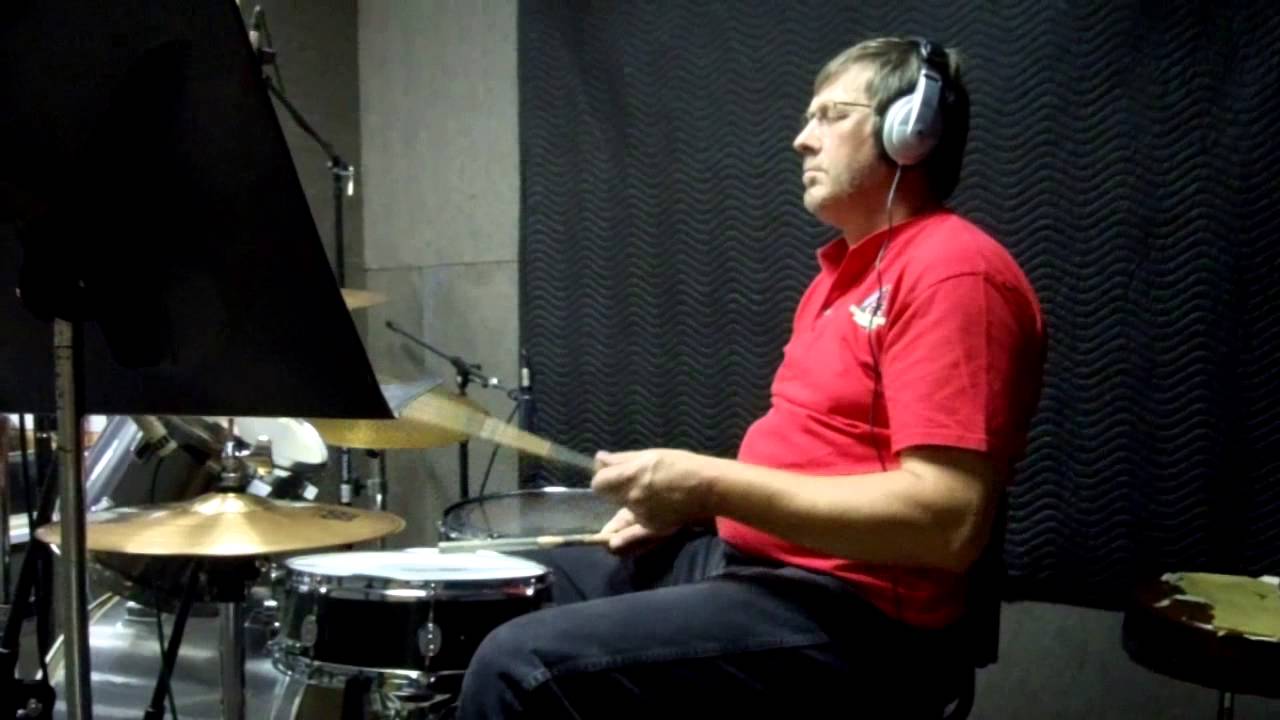 Barry Wayne on drums! ToneSlinger Recording Studio - YouTube