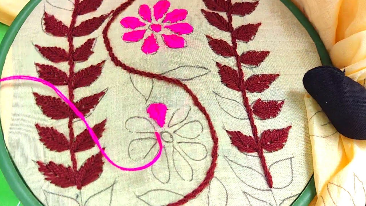 Hand work dress design, Simple hand dress design, New hand work dress ...