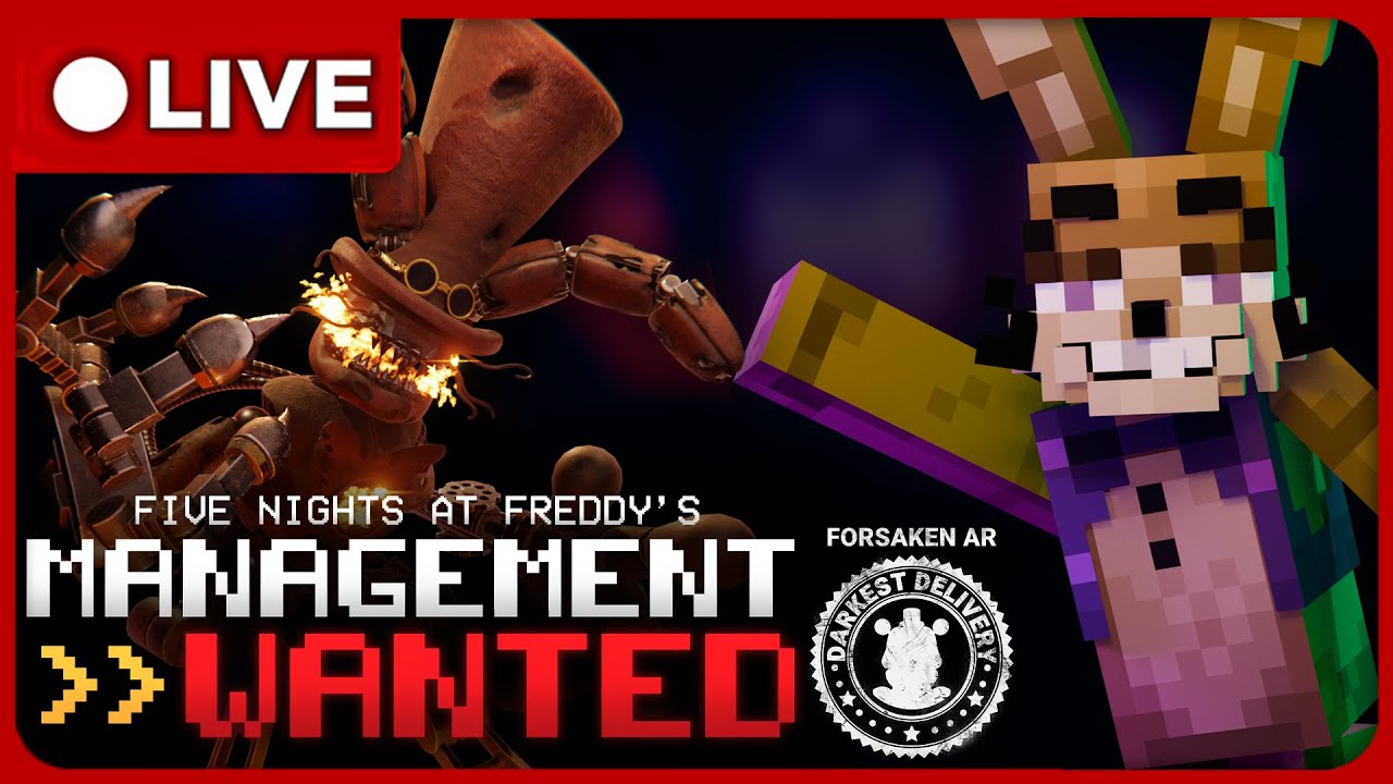🔴Working on FNAF MW - LIVE🔴| FNAF: Management Wanted!🐻| Forsaken AR ...